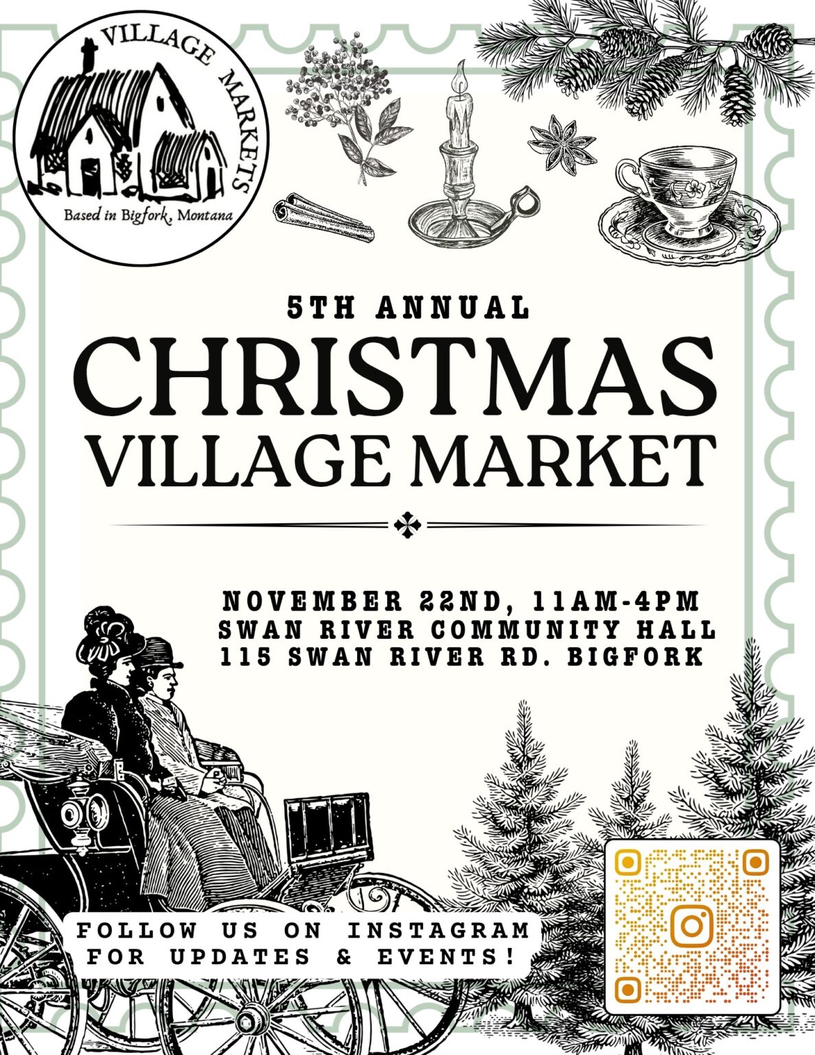 Christmas Village Market at Swan River Community Hall | Bigfork | Small ...